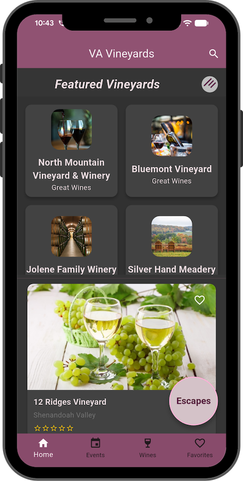 Virginia's Mobile Wine Guide - Discover Virginia Wine Country